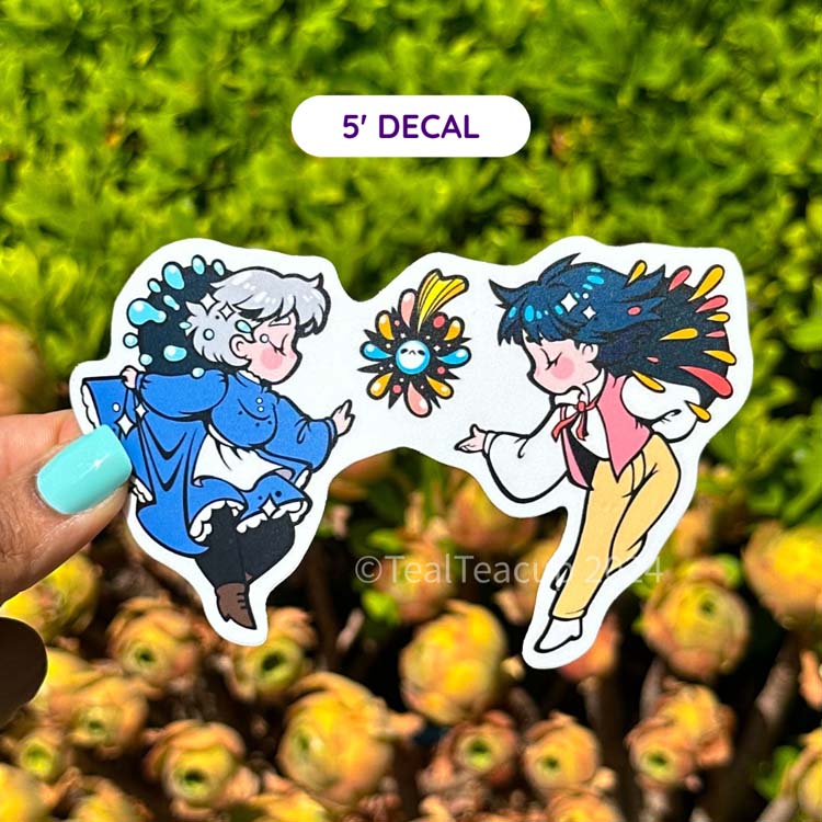 TealxLyra Collab Twilight Sticker - TealTeacup LLC