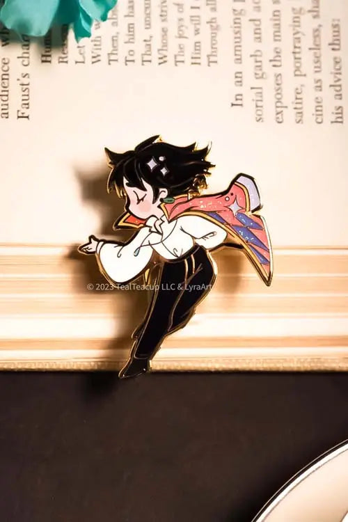 Tealxlyra Collab Night Pin Tealteacup Shop