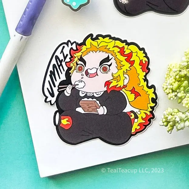 Ren-Bro-Ku UMAI Sticker - TealTeacup LLC