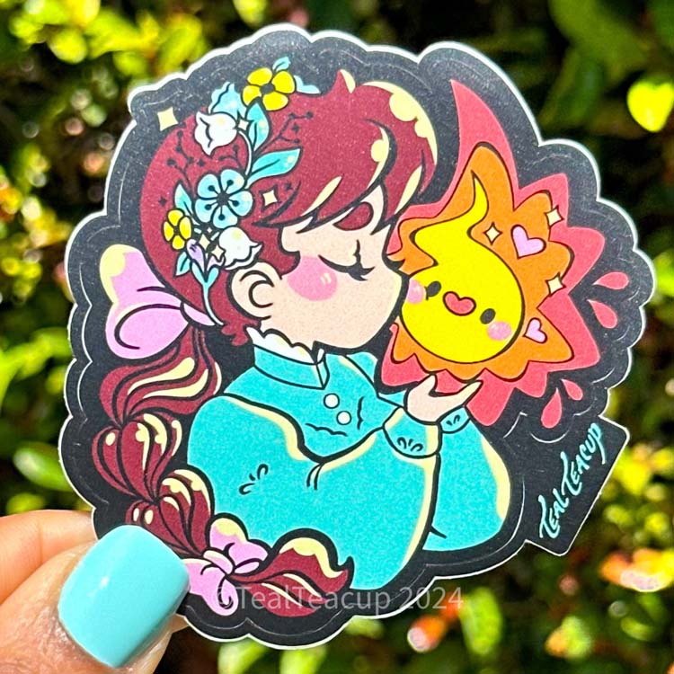 Sophie Falling Star Sticker – TealTeacup LLC